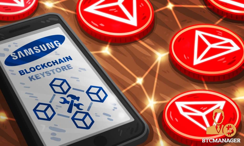 The Samsung Blockchain Keystore Now Supports TRON - InsideBitcoins.com