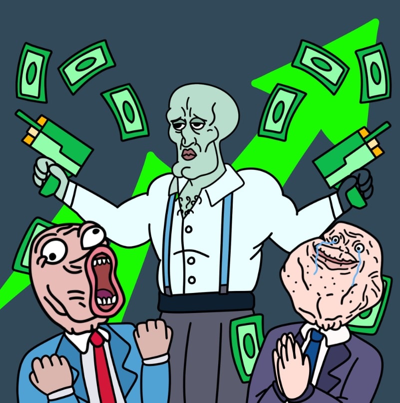 Meme Coins Dominate, Pushing Meme Index to the Top of Investments